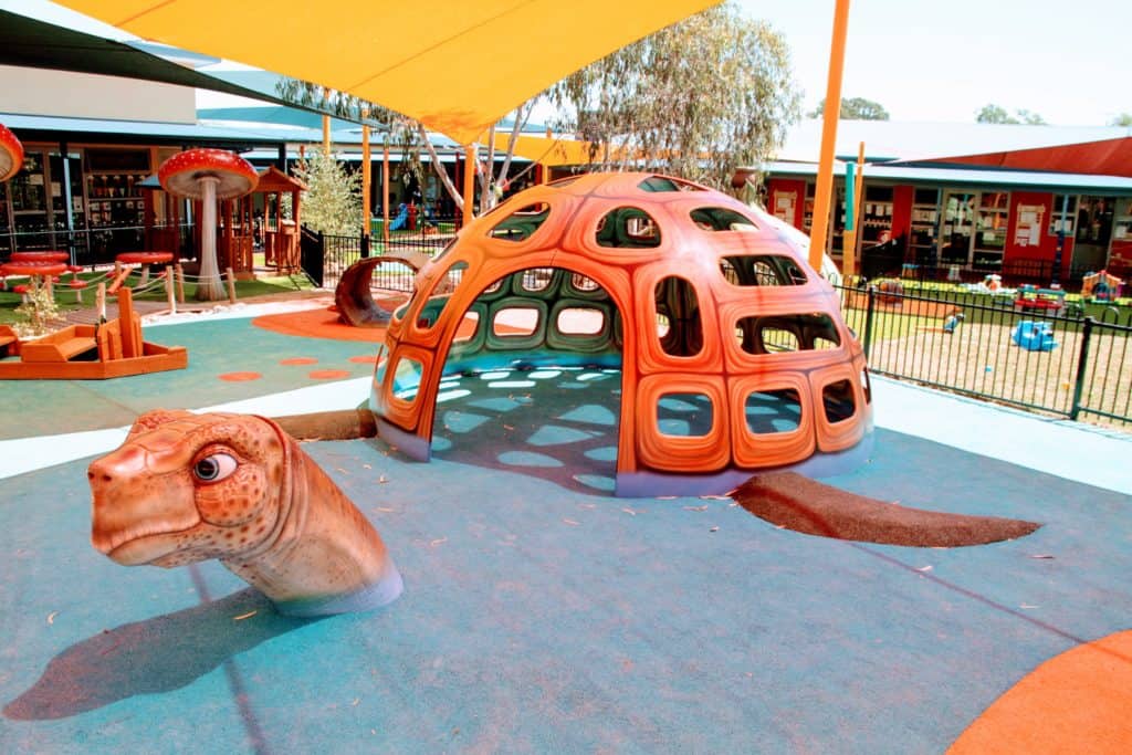 Turtle Cubby Climber – Jungle Play